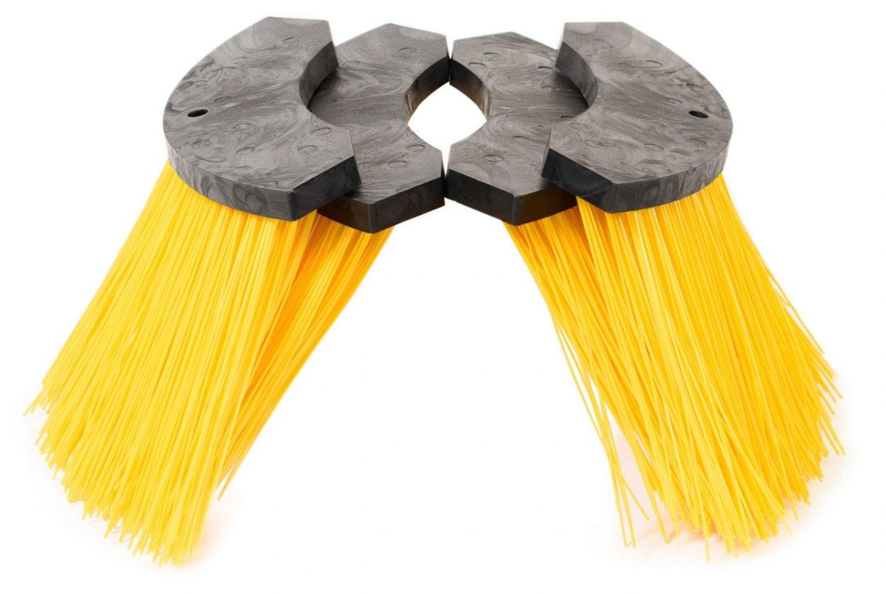 4 Segments per set. Plastic Back gutter broom, containing 2 Rows of 0. ...